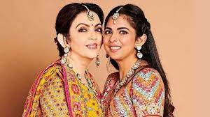 Isha Ambani s twins Krishna and Adia s celebration...