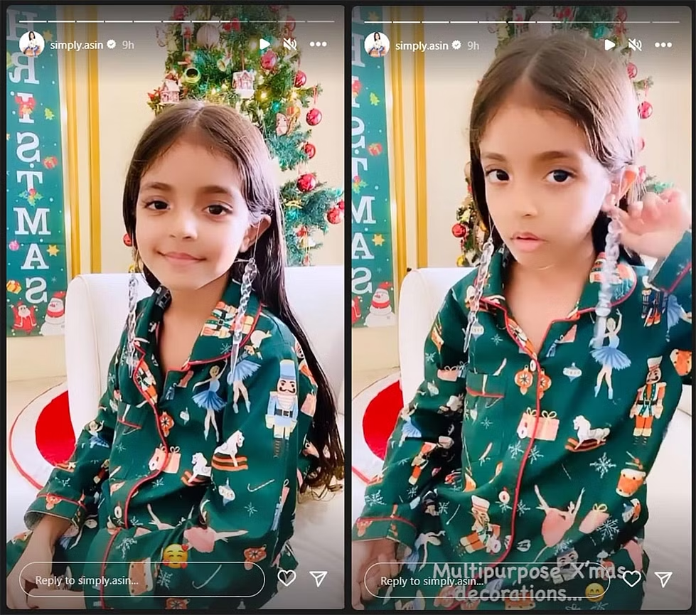 Asin s daughter s latest photos surprise netizens