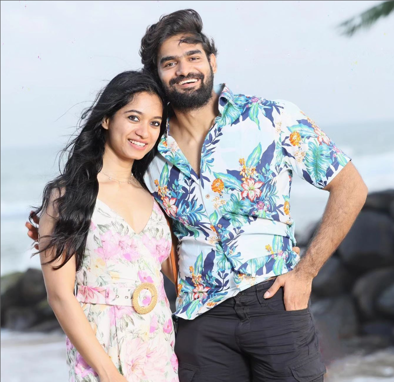 Karthikeya and Lohitha Reddy couple celebrates anniversary.