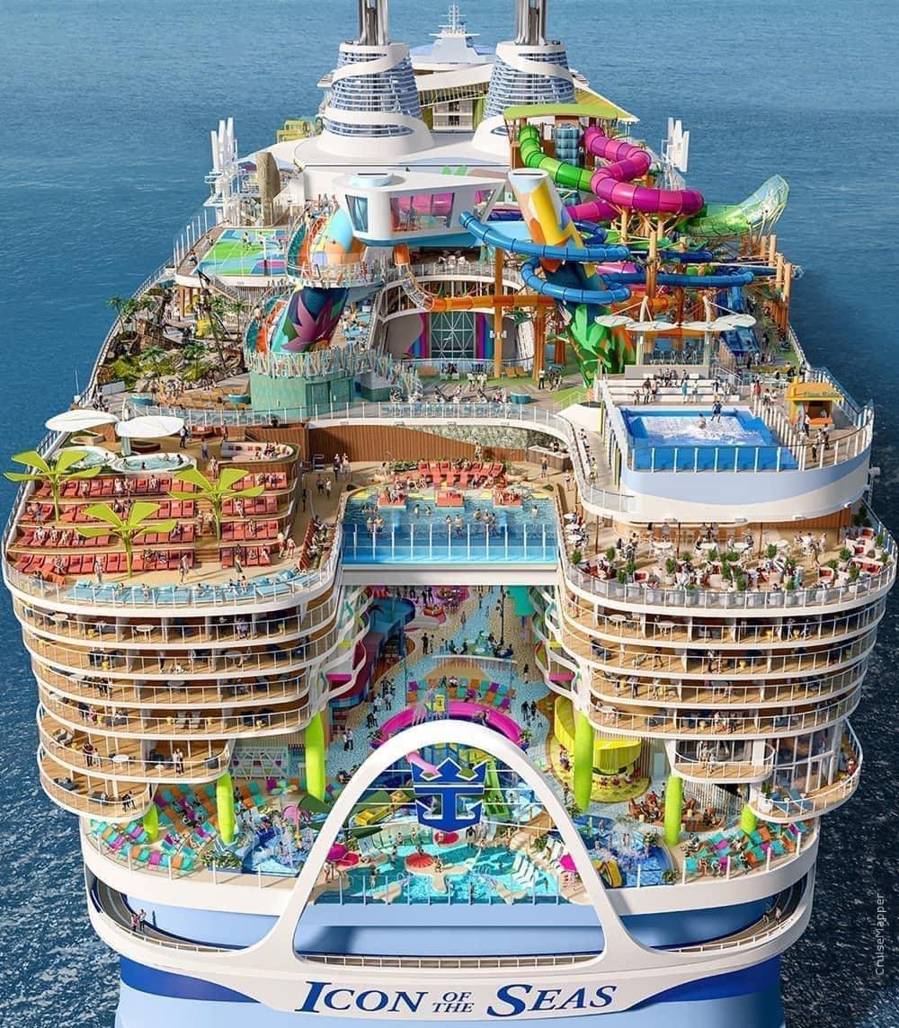Biggest Cruise Ship In The World Sets Sail For Its Maiden J Biggest Cruise Ship In The World Sets Sail For Its Maiden J