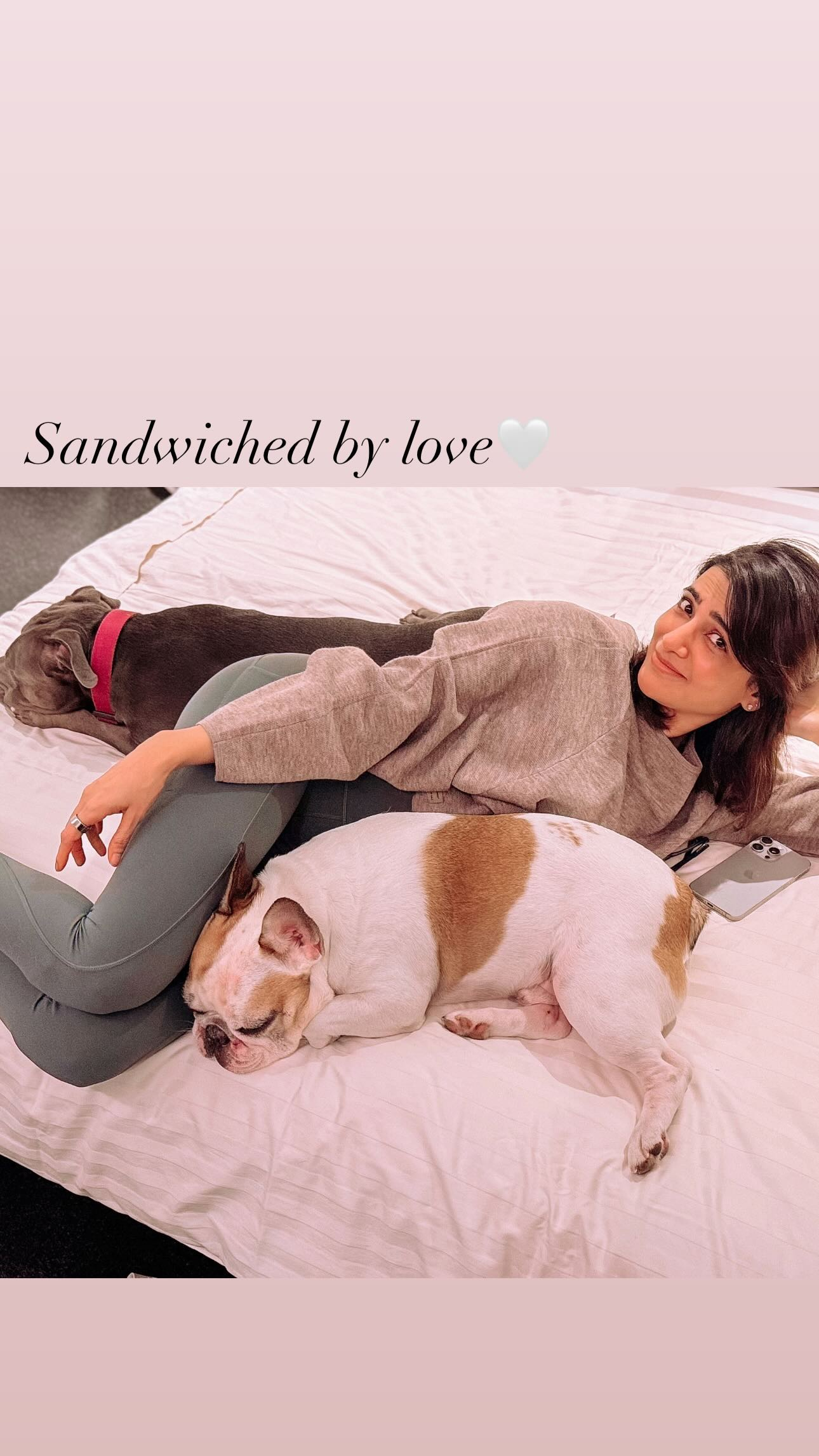 Samantha Sandwiched by Love between Two... See This Photo