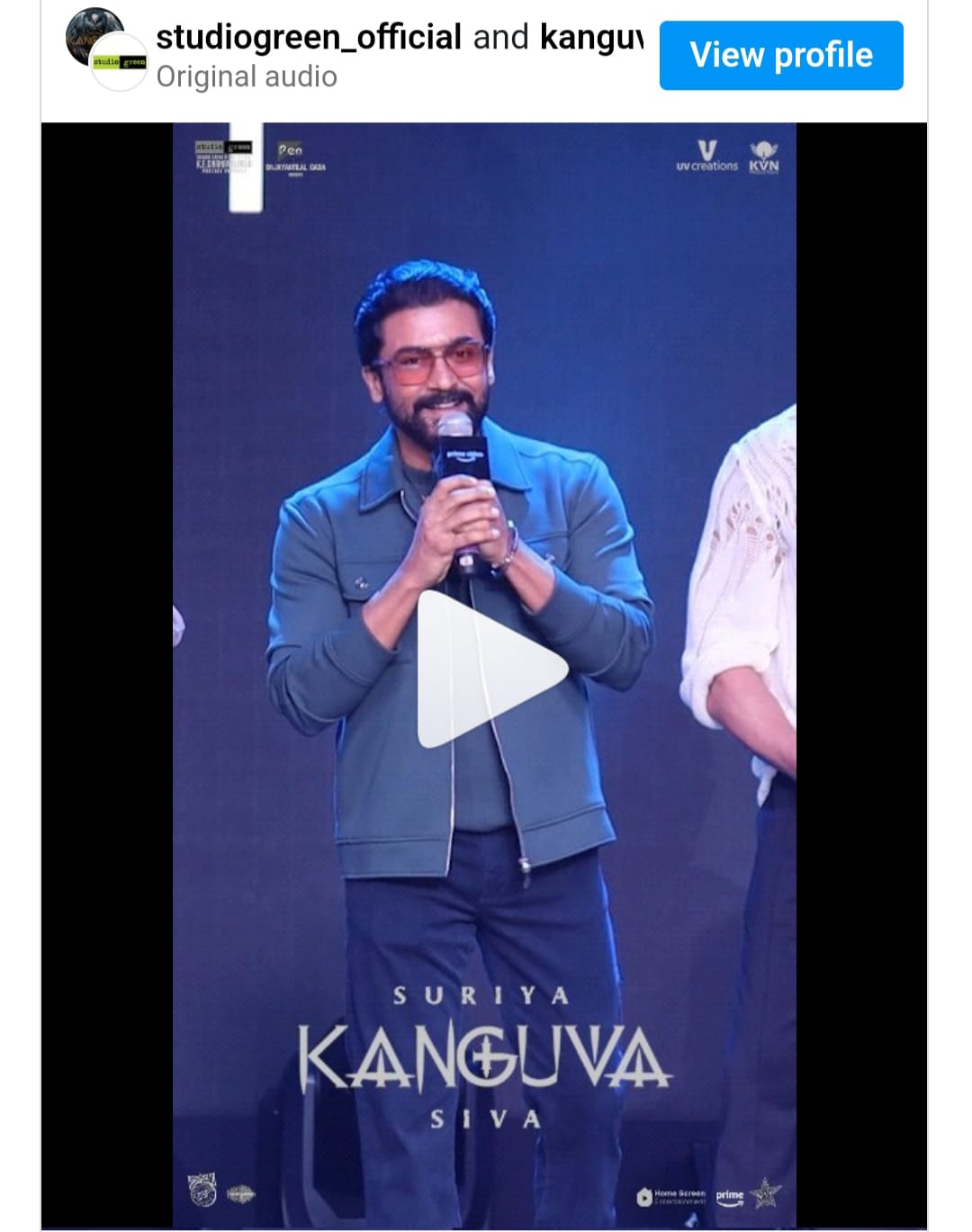 Suriya Shares Experience Of Working With Kanguva Team, H