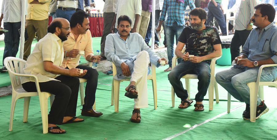 Pawan Kalyan & Trivikram New Movie Launch Photos