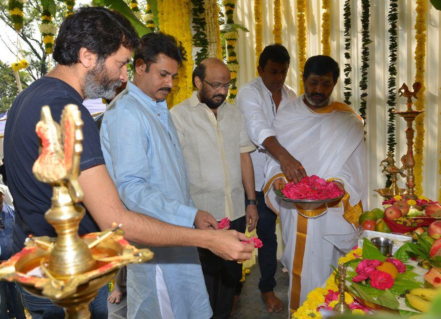 Pawan Kalyan & Trivikram New Movie Launch Photos