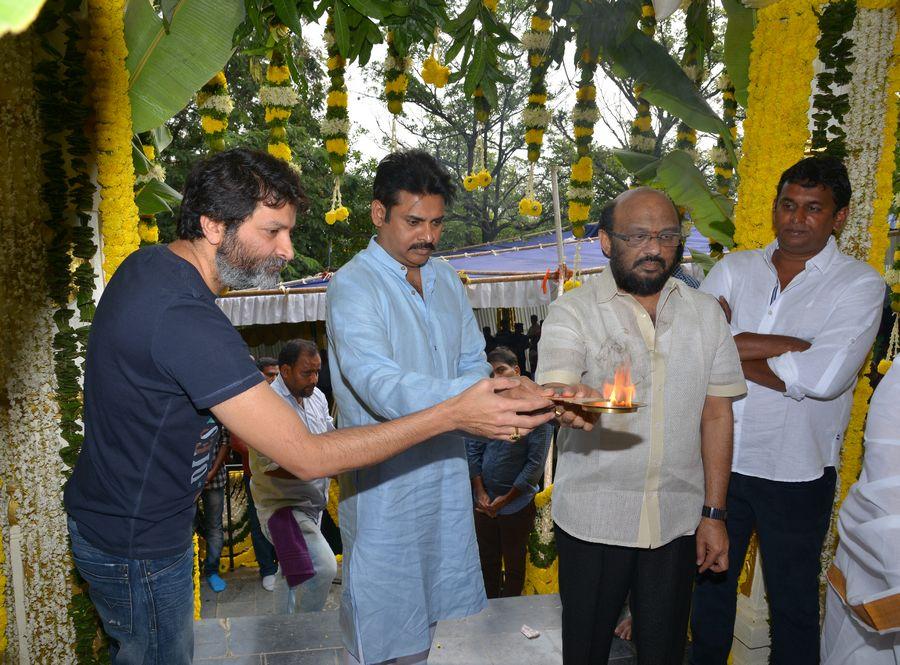 Pawan Kalyan & Trivikram New Movie Launch Photos