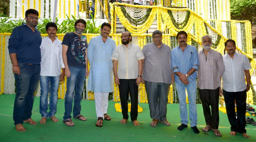Pawan Kalyan & Trivikram New Movie Launch Photos
