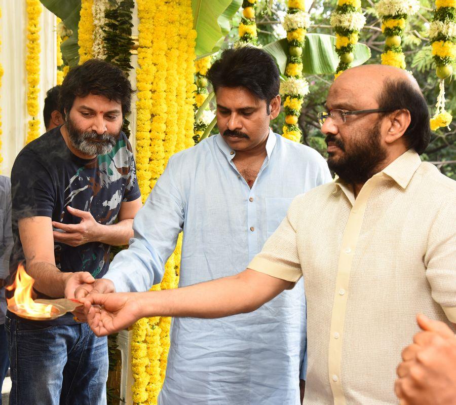 Pawan Kalyan & Trivikram New Movie Launch Photos
