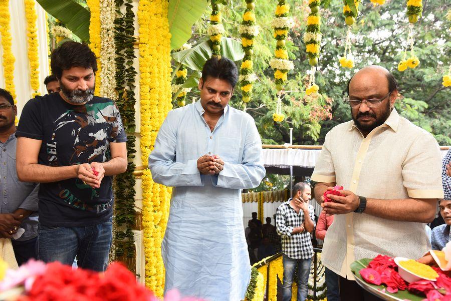 Pawan Kalyan & Trivikram New Movie Launch Photos