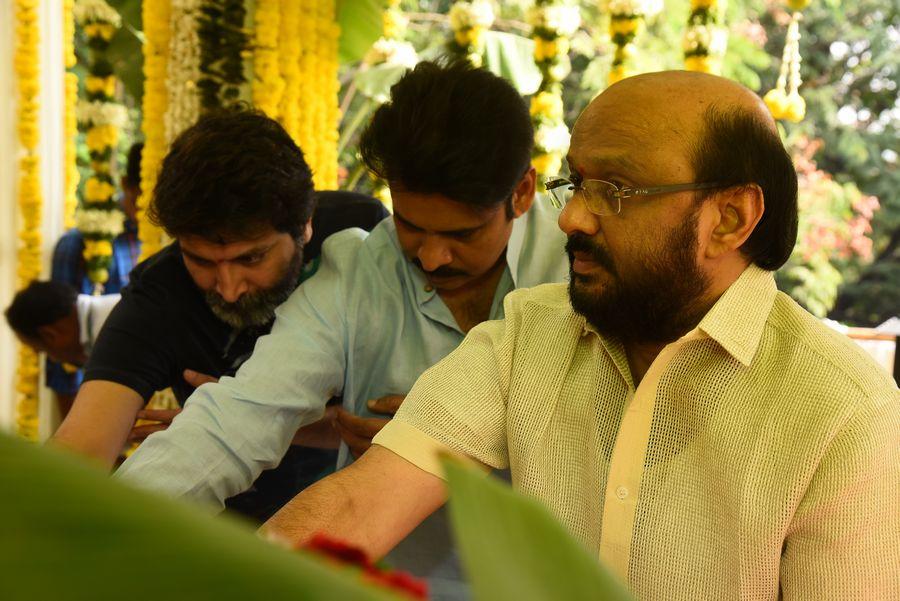 Pawan Kalyan & Trivikram New Movie Launch Photos