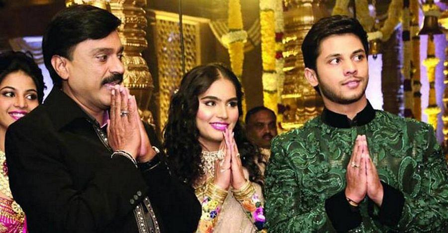 Celebs at Gali Janardhan Reddy Daughter Wedding Hungama Pho