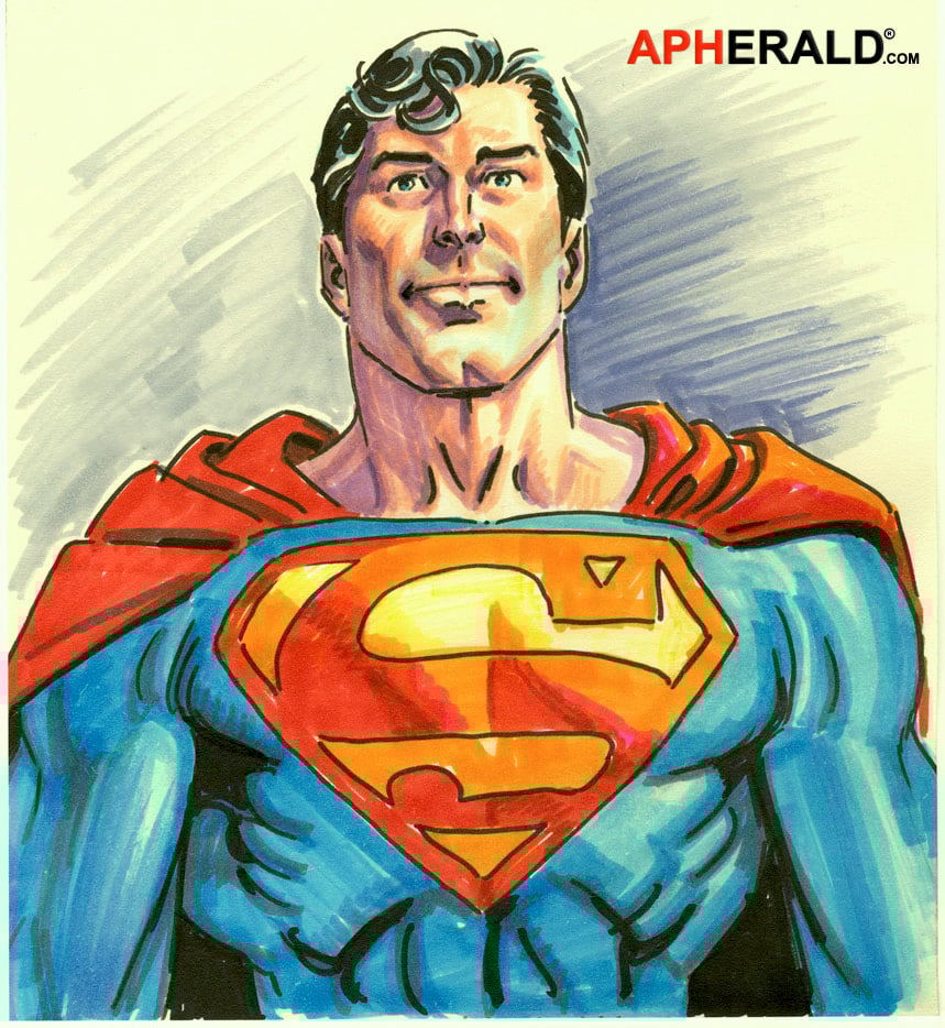 Superman Drawing