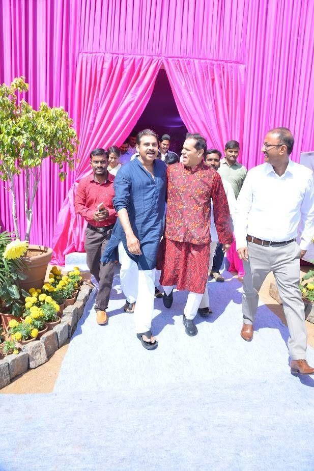 Pawan Kalyan Stills At Subbarami Reddy Grandson Keshav Wedd