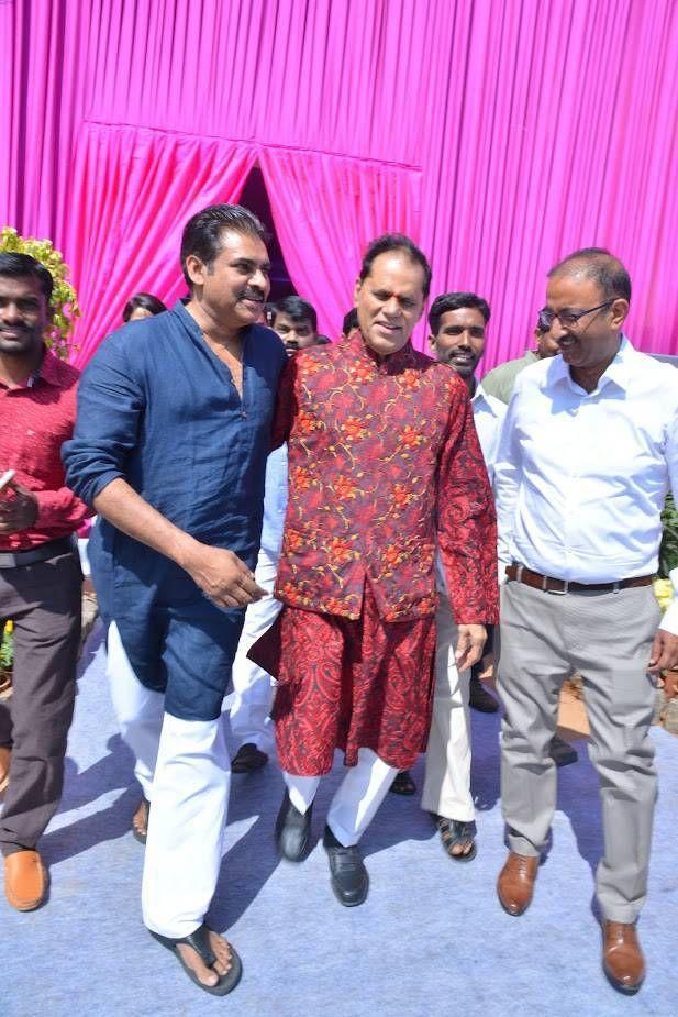 Pawan Kalyan Stills At Subbarami Reddy Grandson Keshav Wedd