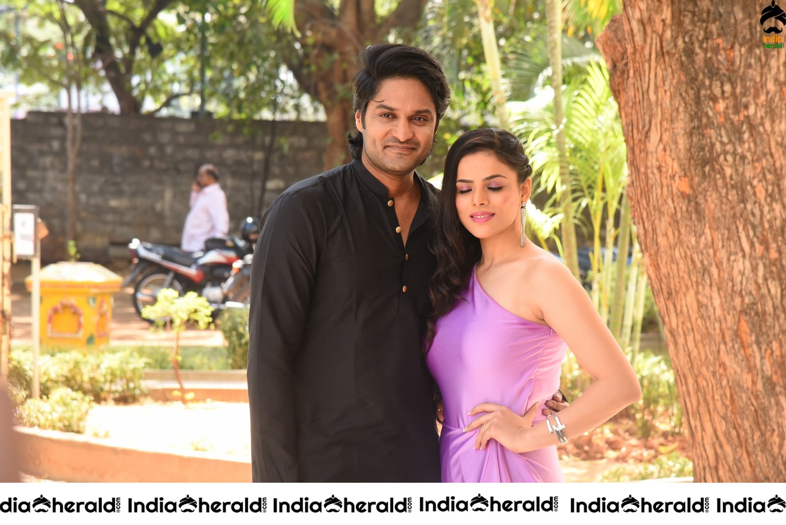 Actor AbeRaam Varma Latest Photos with Female Lead Kirti Ga