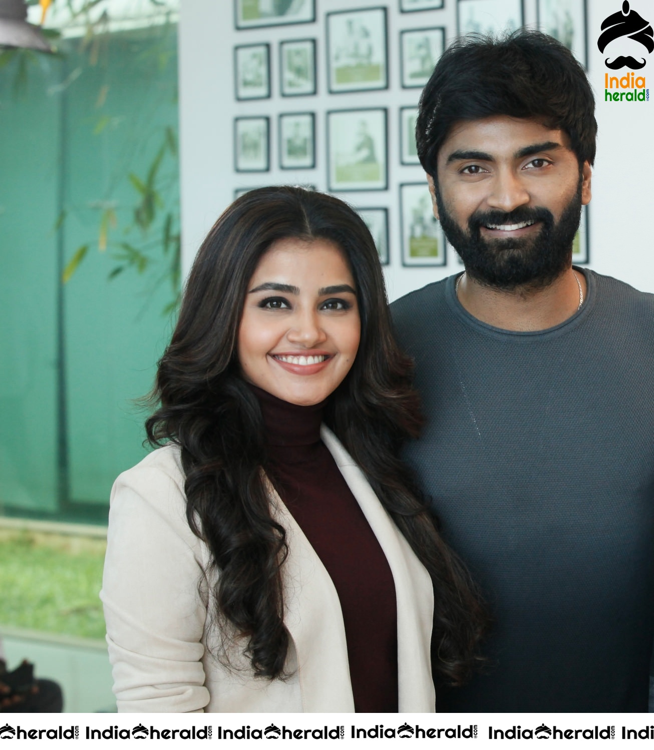 Actor Atharvaa Murali Latest Photos with Anupama Parameswar