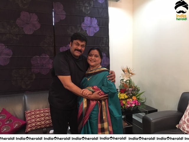Actor Chiranjeevi gets Wishes from Roja Ramani and Chakrapa