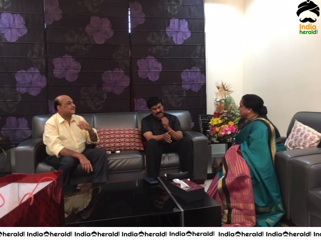 Actor Chiranjeevi gets Wishes from Roja Ramani and Chakrapa