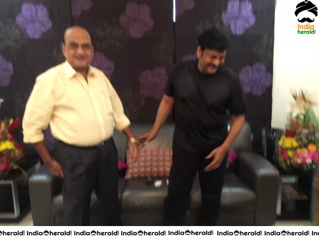 Actor Chiranjeevi gets Wishes from Roja Ramani and Chakrapa