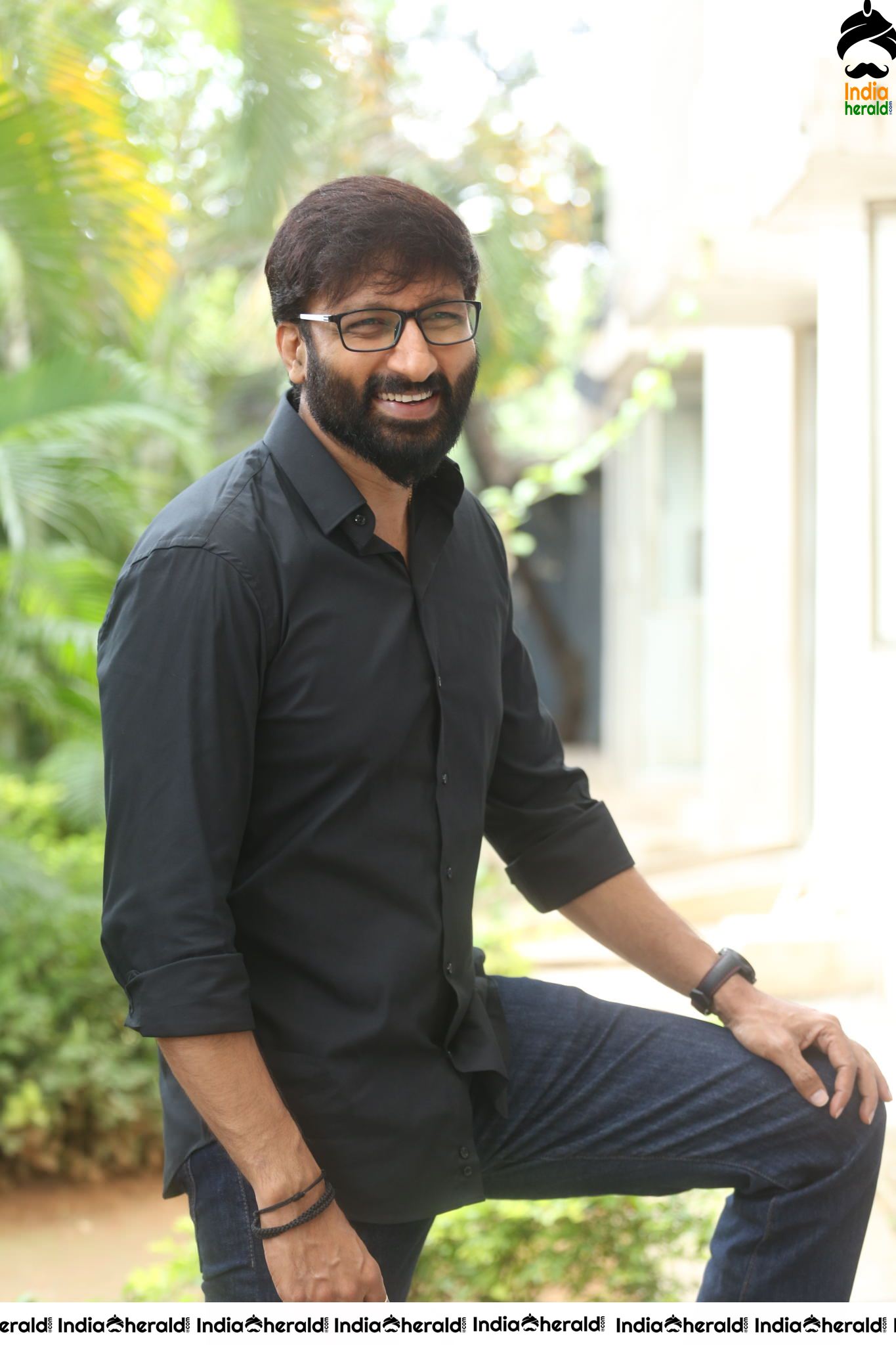 Actor Gopichand Latest Stills with Bearded look Set 2
