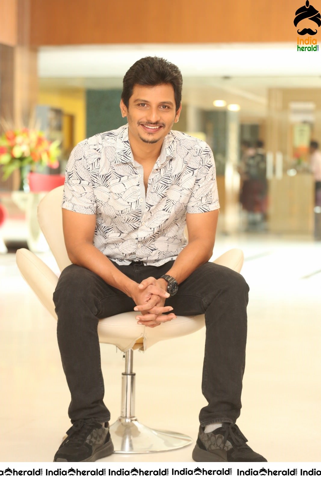 Actor Jiiva Interview Stills for his latest release Seeru m