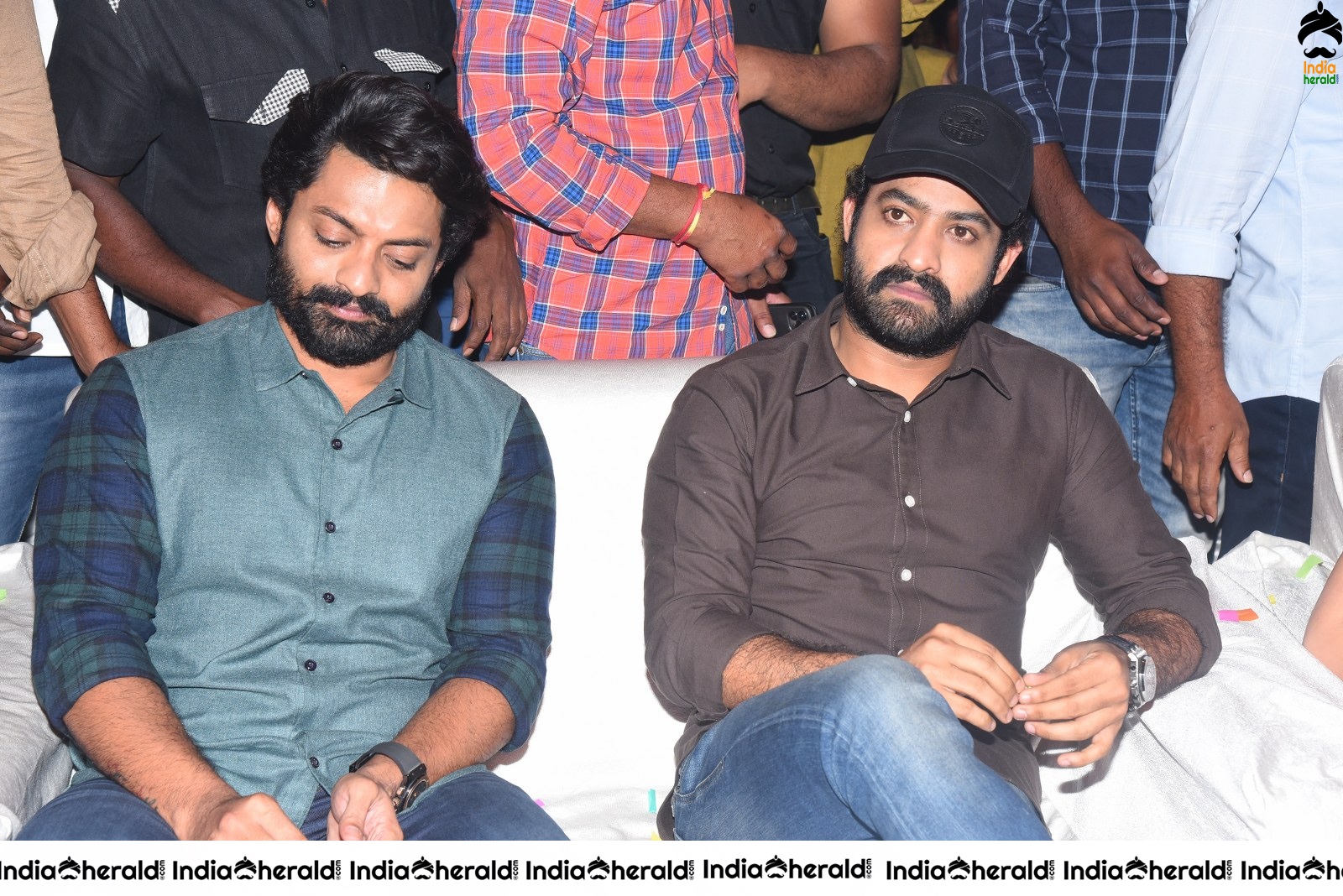 Actor Junior NTR and Nandamuri Kalyan Ram Seen Together Set
