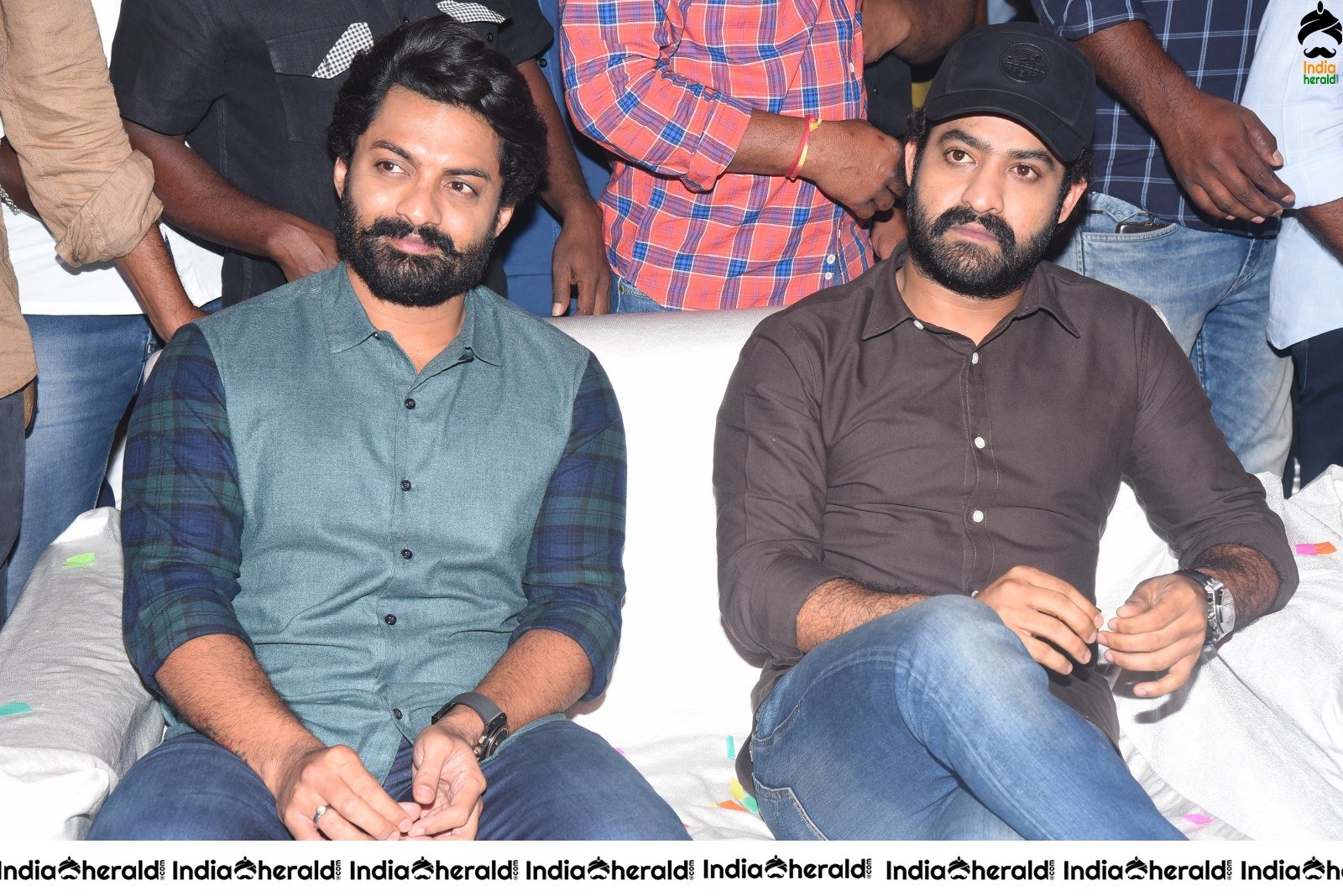 Actor Junior NTR and Nandamuri Kalyan Ram Seen Together Set