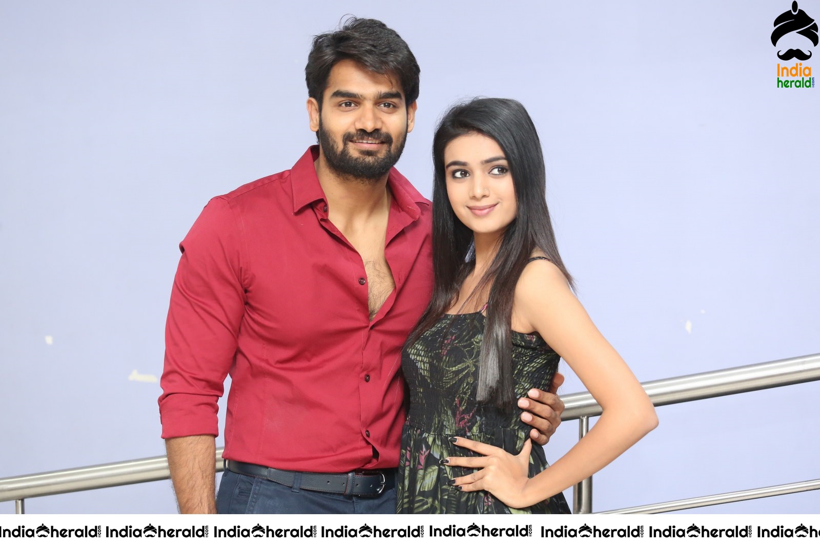 Actor Karthikeya Photoshoot with the Hot Neha Solanki Set 1