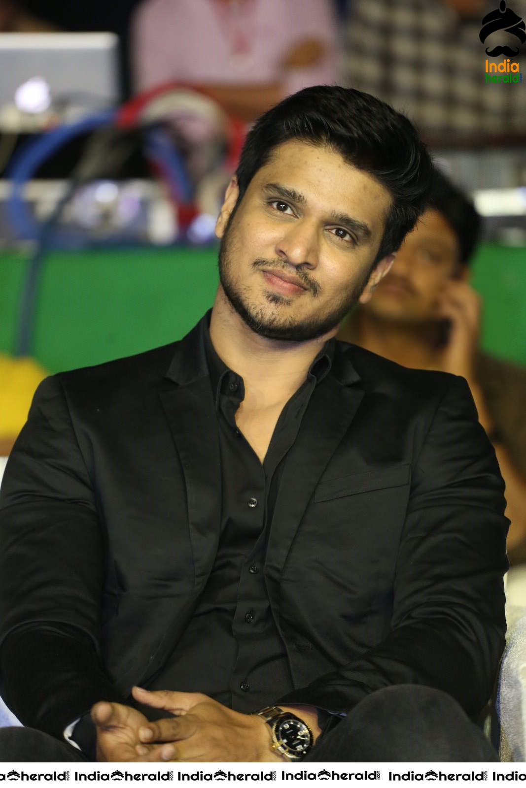 Actor Nikhil Siddhartha Photos from Arjun Suravaram Event S