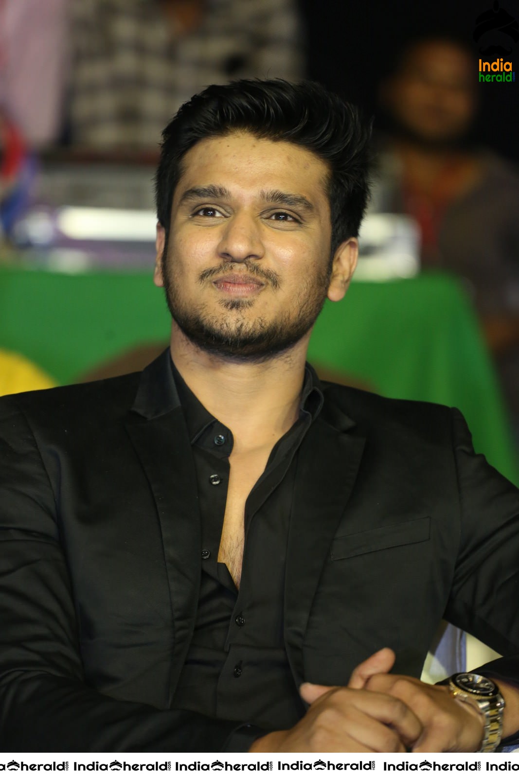 Actor Nikhil Siddhartha Photos from Arjun Suravaram Event S