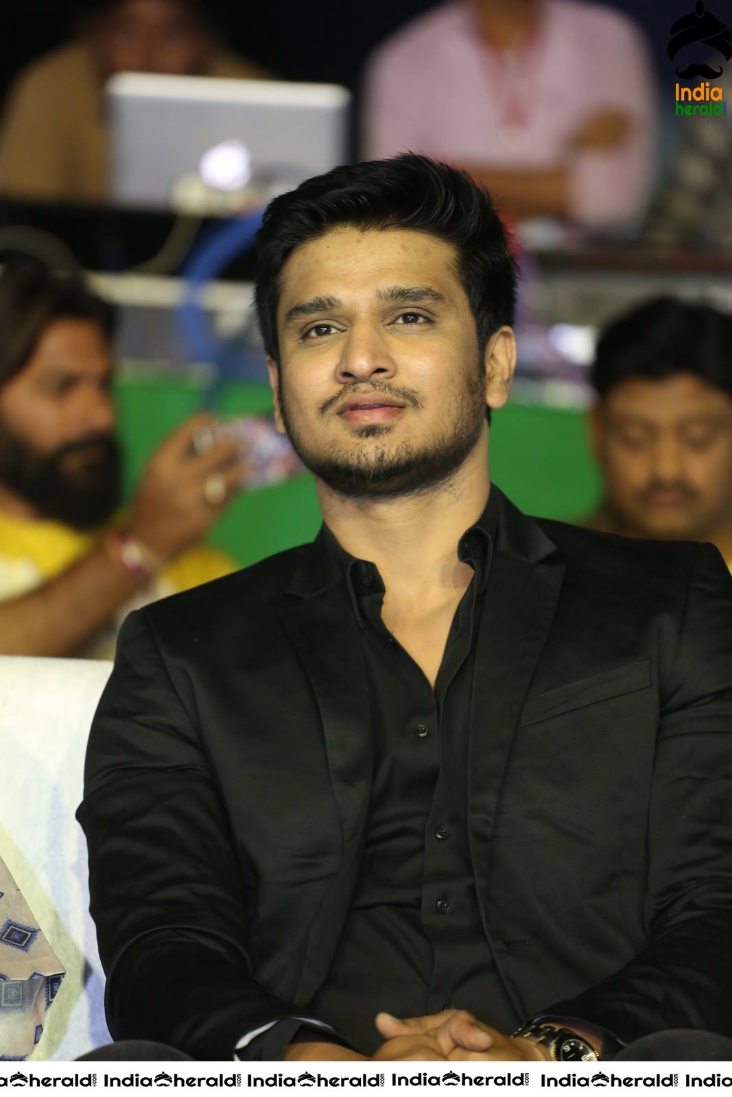 Actor Nikhil Siddhartha Photos from Arjun Suravaram Event S