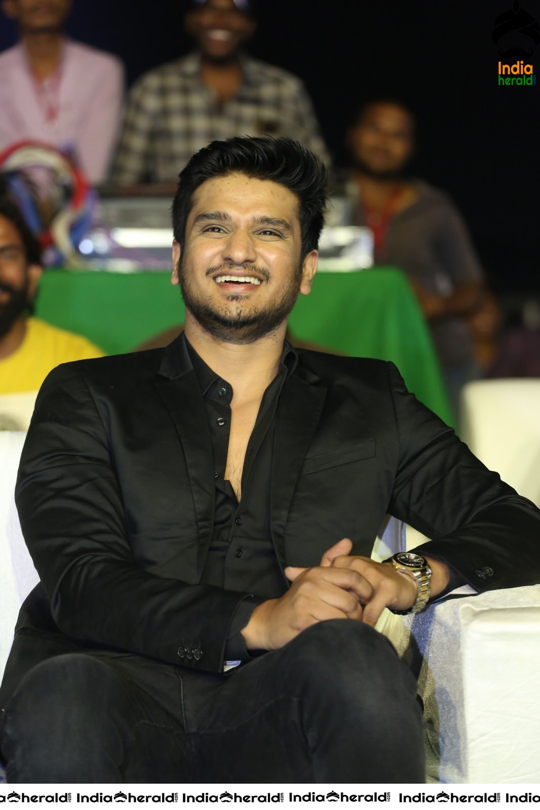 Actor Nikhil Siddhartha Photos from Arjun Suravaram Event S
