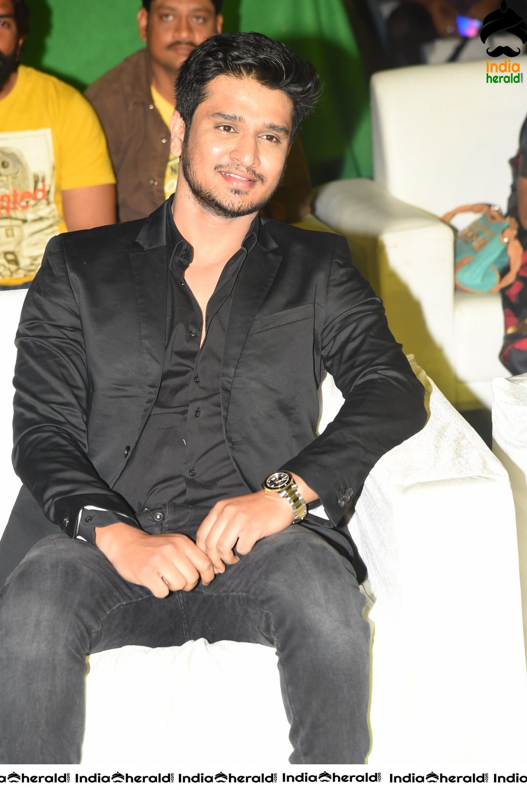 Actor Nikhil Siddhartha Photos from Arjun Suravaram Event S
