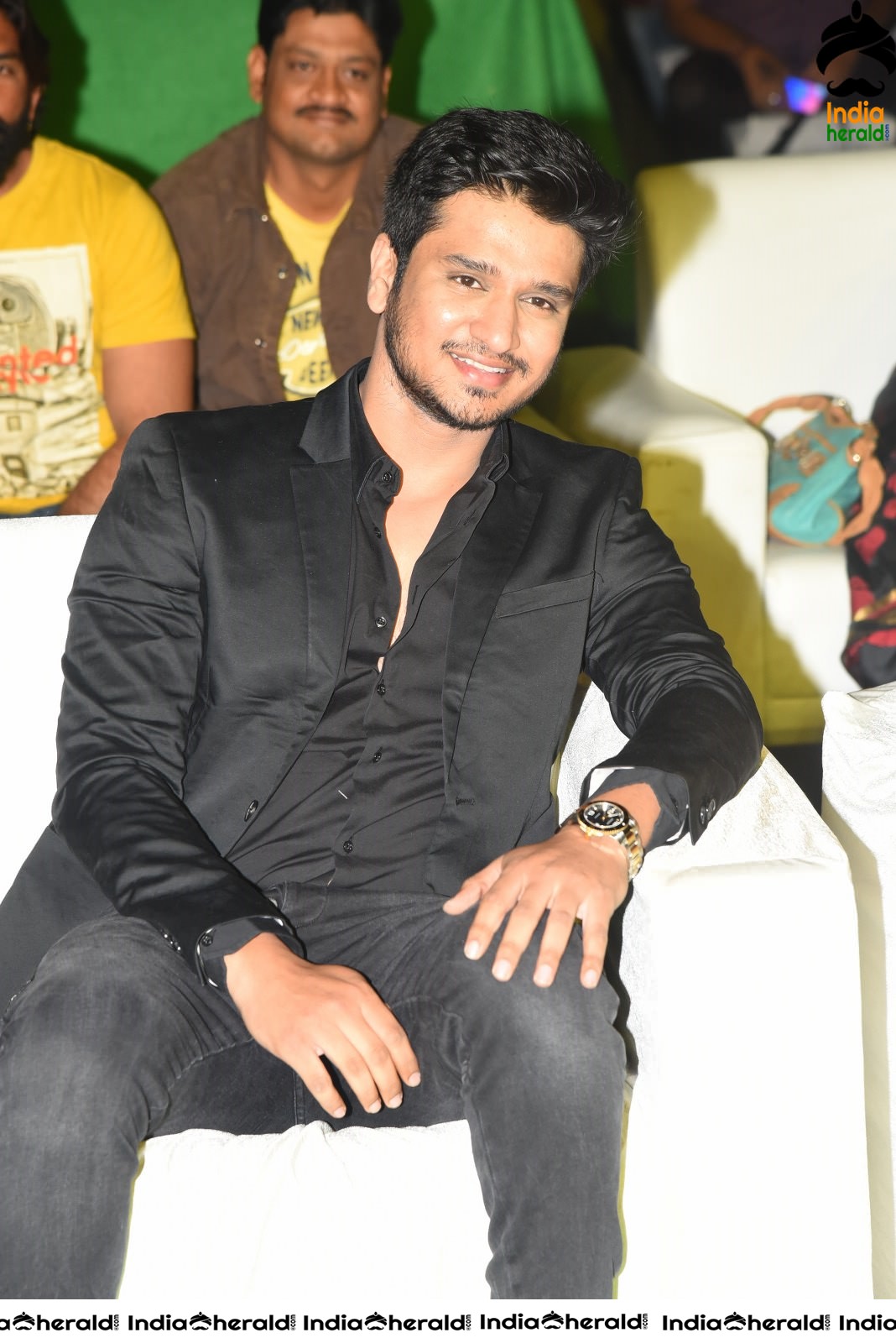 Actor Nikhil Siddhartha Photos from Arjun Suravaram Event S
