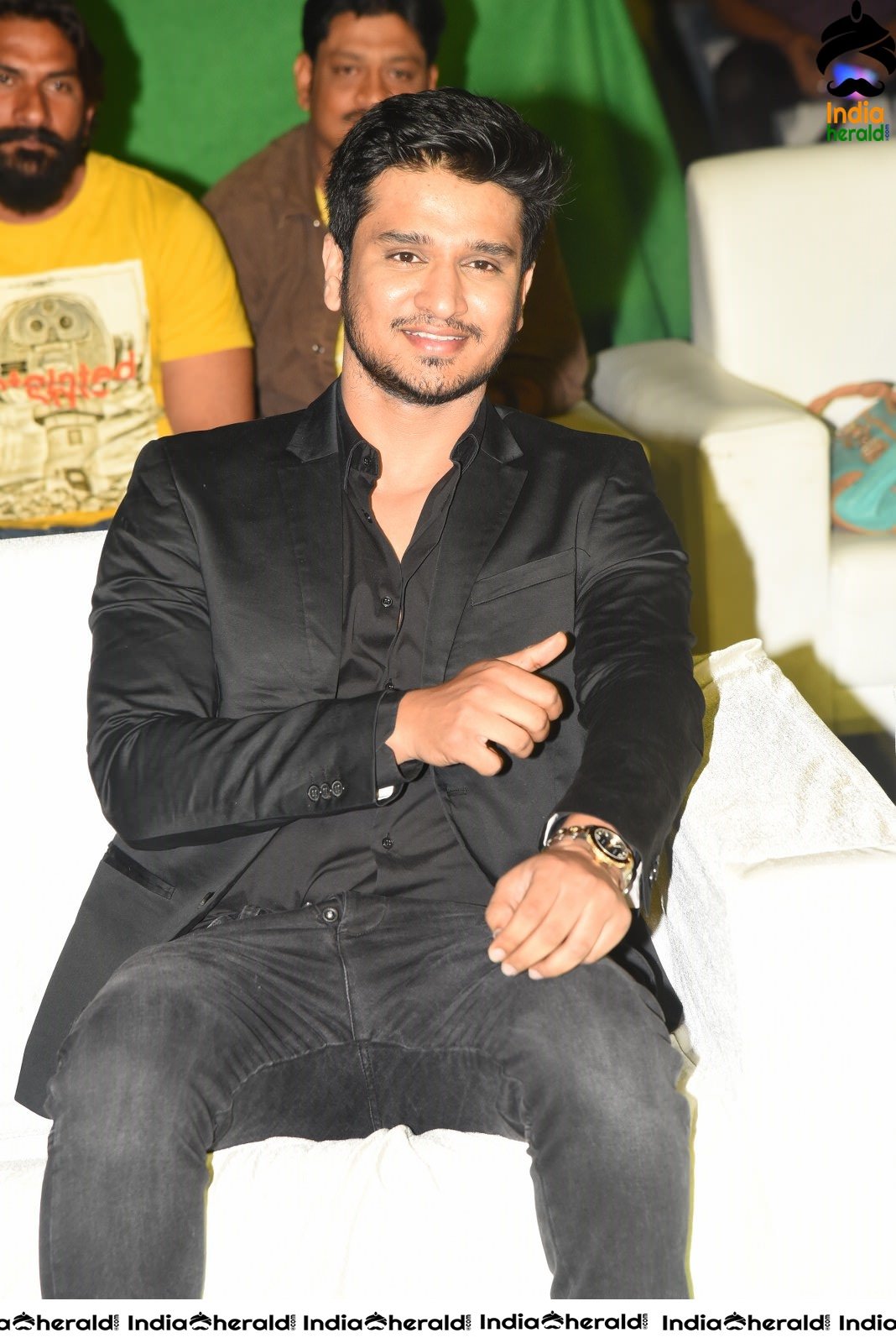 Actor Nikhil Siddhartha Photos from Arjun Suravaram Event S