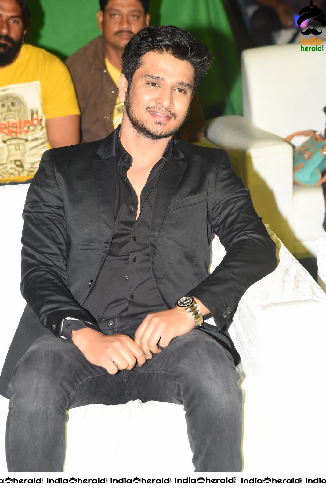 Actor Nikhil Siddhartha Photos from Arjun Suravaram Event S