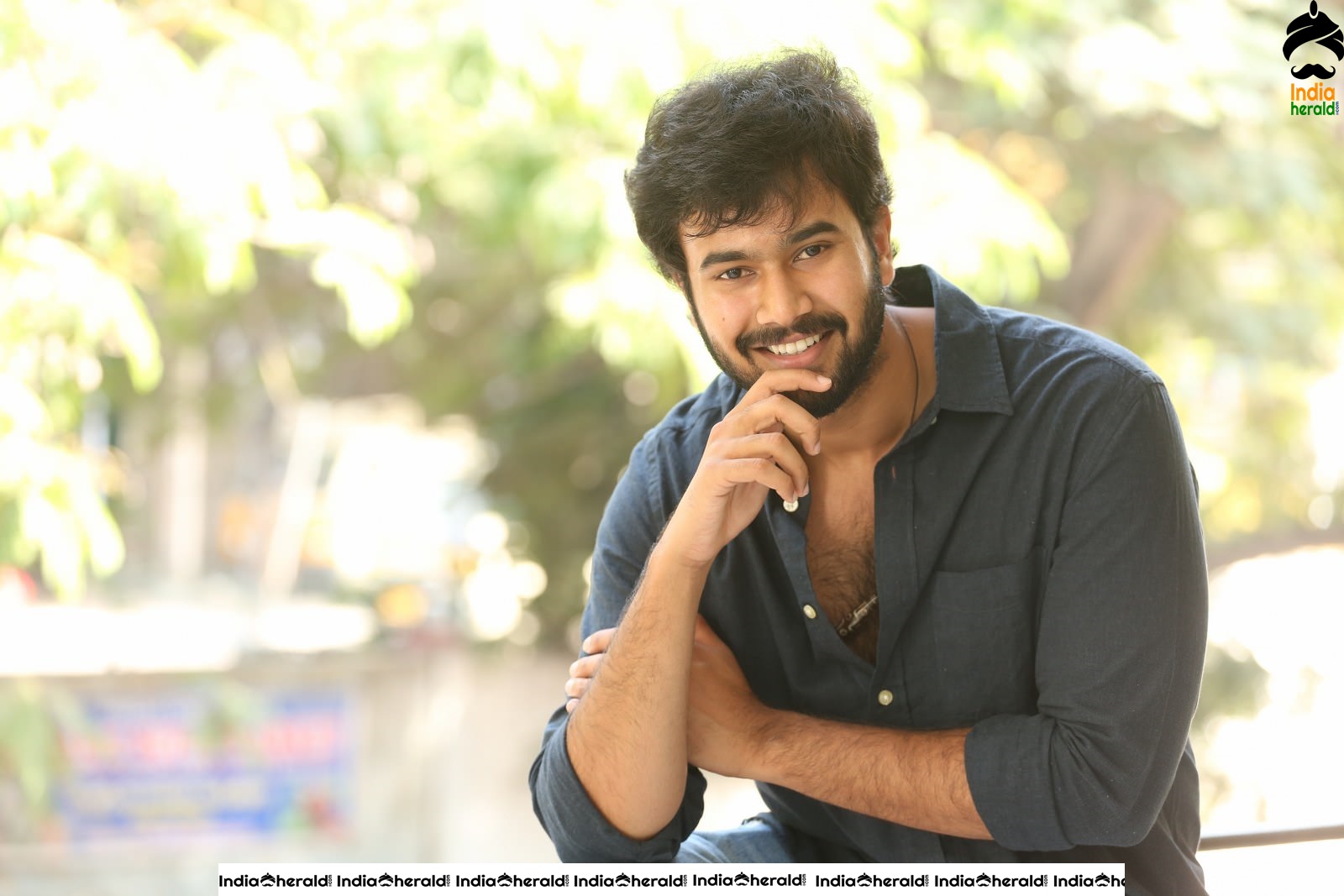 Actor Rahul Vijay Latest Photoshoot Stills during a Press m