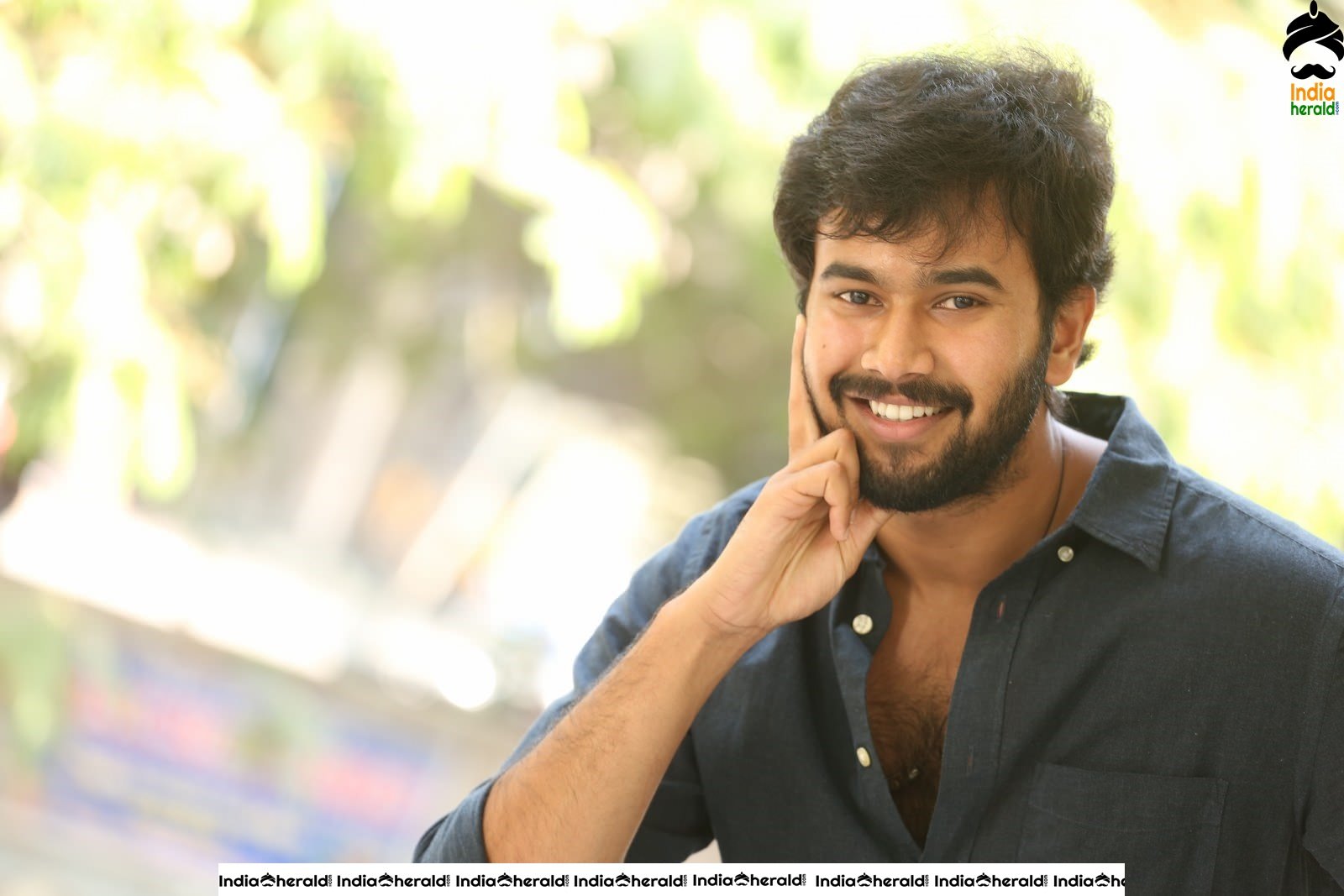 Actor Rahul Vijay Latest Photoshoot Stills during a Press m