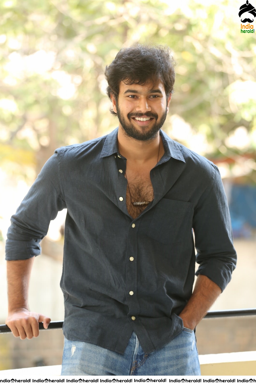 Actor Rahul Vijay Latest Photoshoot Stills during a Press m