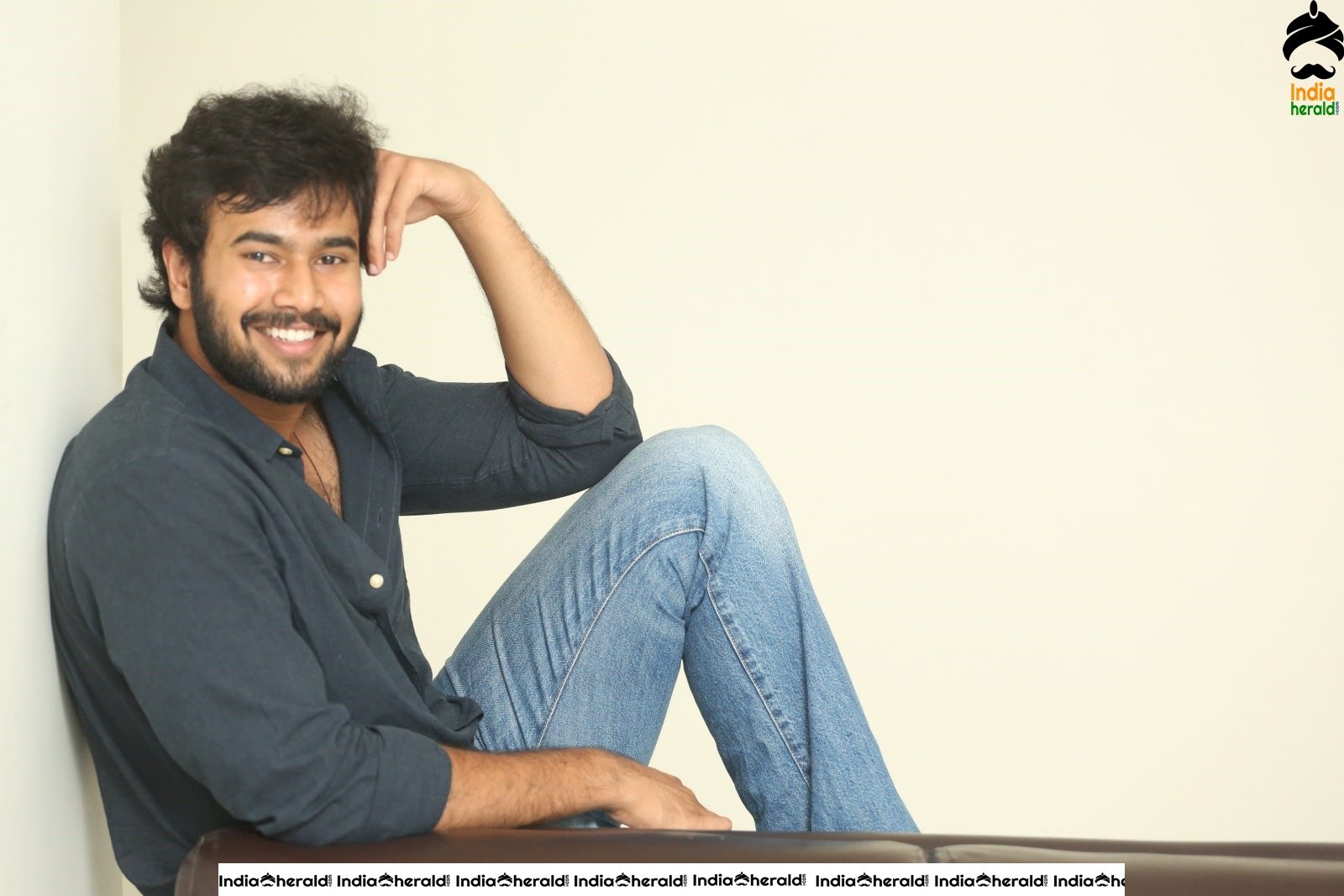 Actor Rahul Vijay Latest Photoshoot Stills during a Press m
