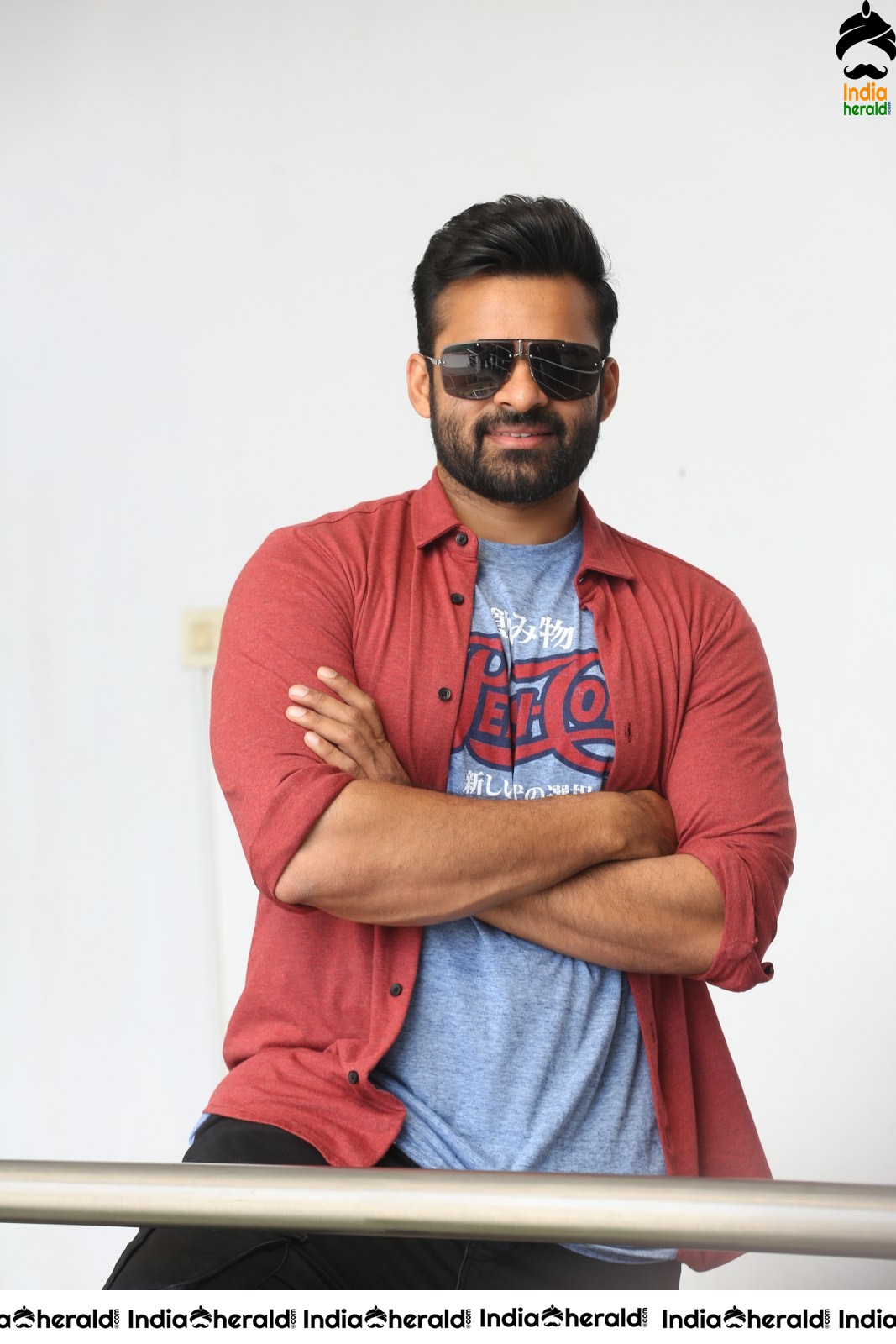 Actor Sai Dharam Tej is looking smart and stylish in these