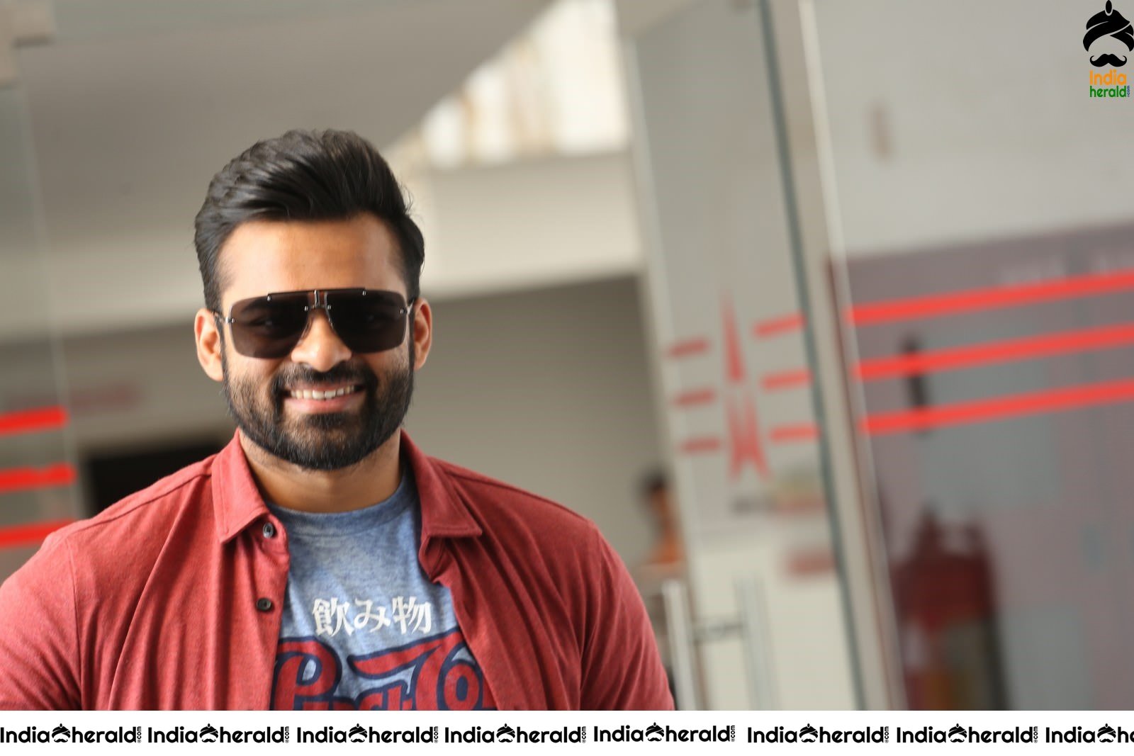 Actor Sai Dharam Tej is looking smart and stylish in these