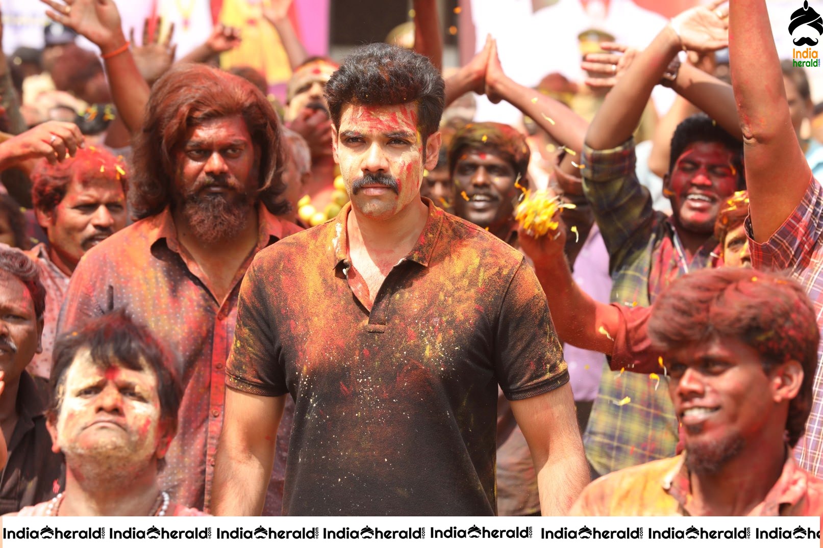 Actor Sibiraj Photos from his latest movie Kabadathaari