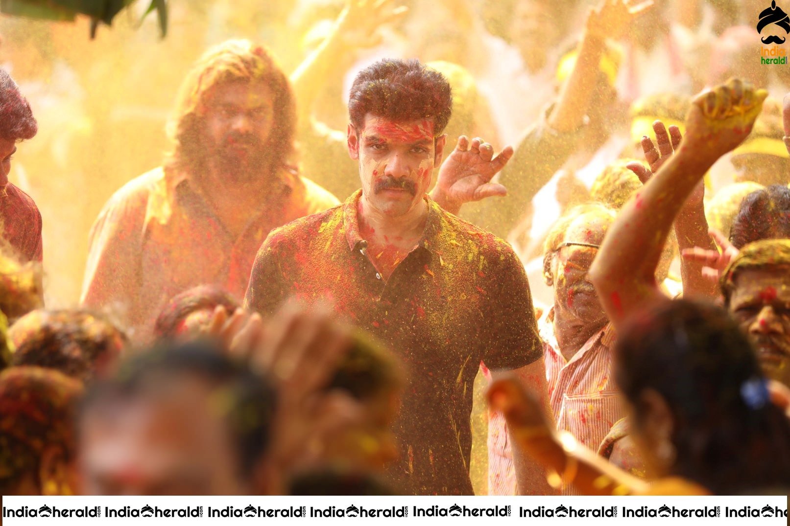 Actor Sibiraj Photos from his latest movie Kabadathaari