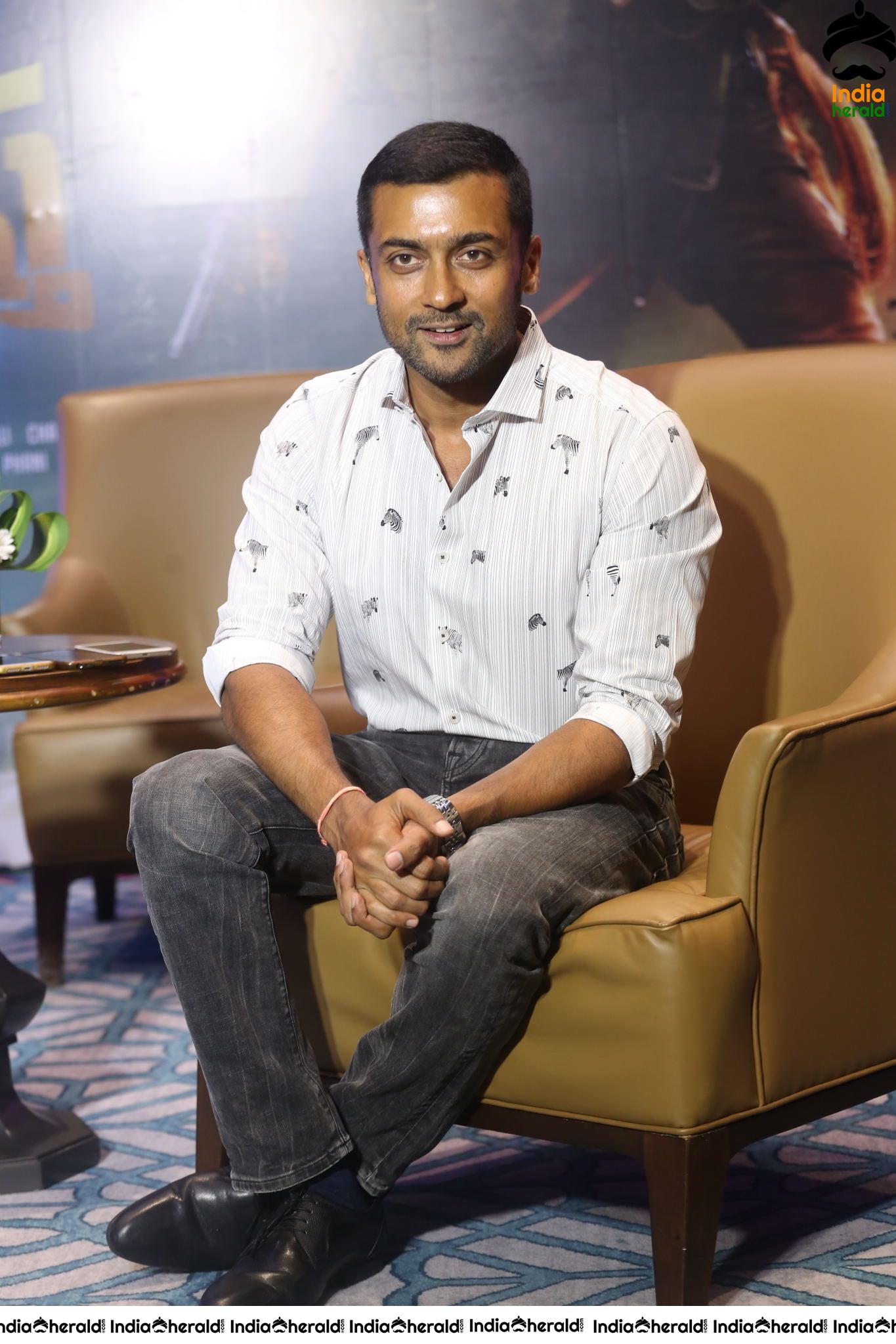 Actor Suriya Interview Stills For Bandobast Set 5