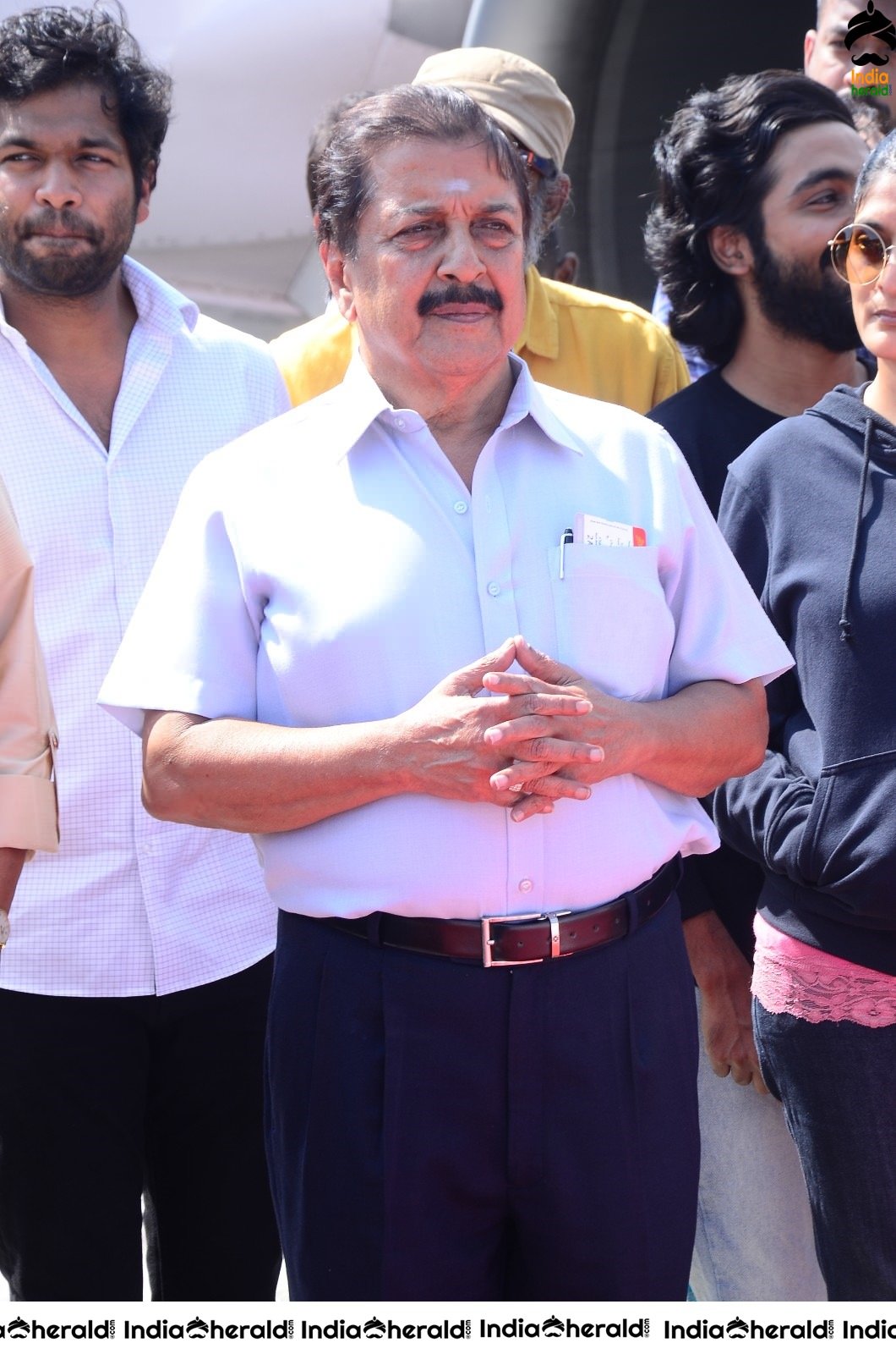 Actor Suriya with his Father Sivakumar takes under privileg