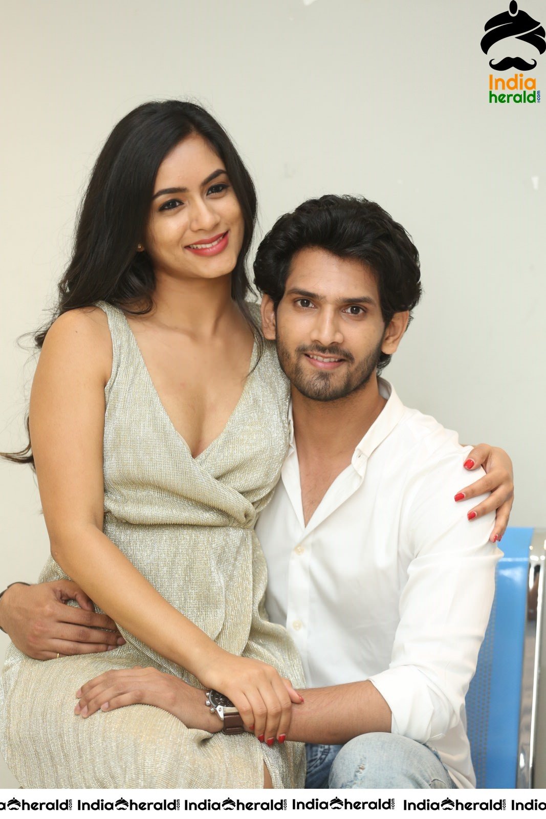 Actor Viraj Ashwin along with Neha Krishna Stills Set 2