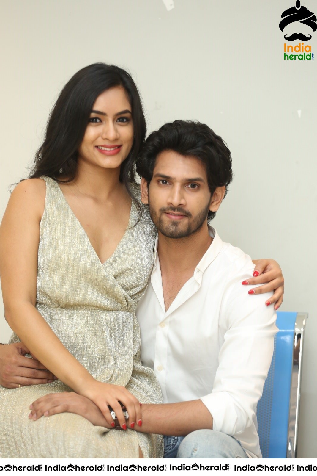 Actor Viraj Ashwin along with Neha Krishna Stills Set 2