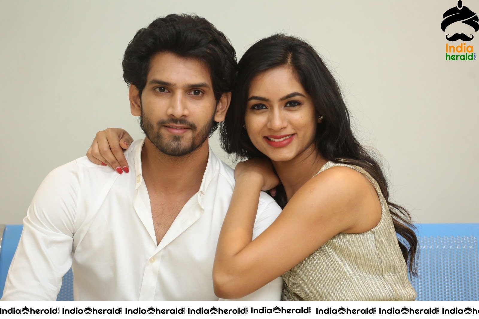 Actor Viraj Ashwin along with Neha Krishna Stills Set 2