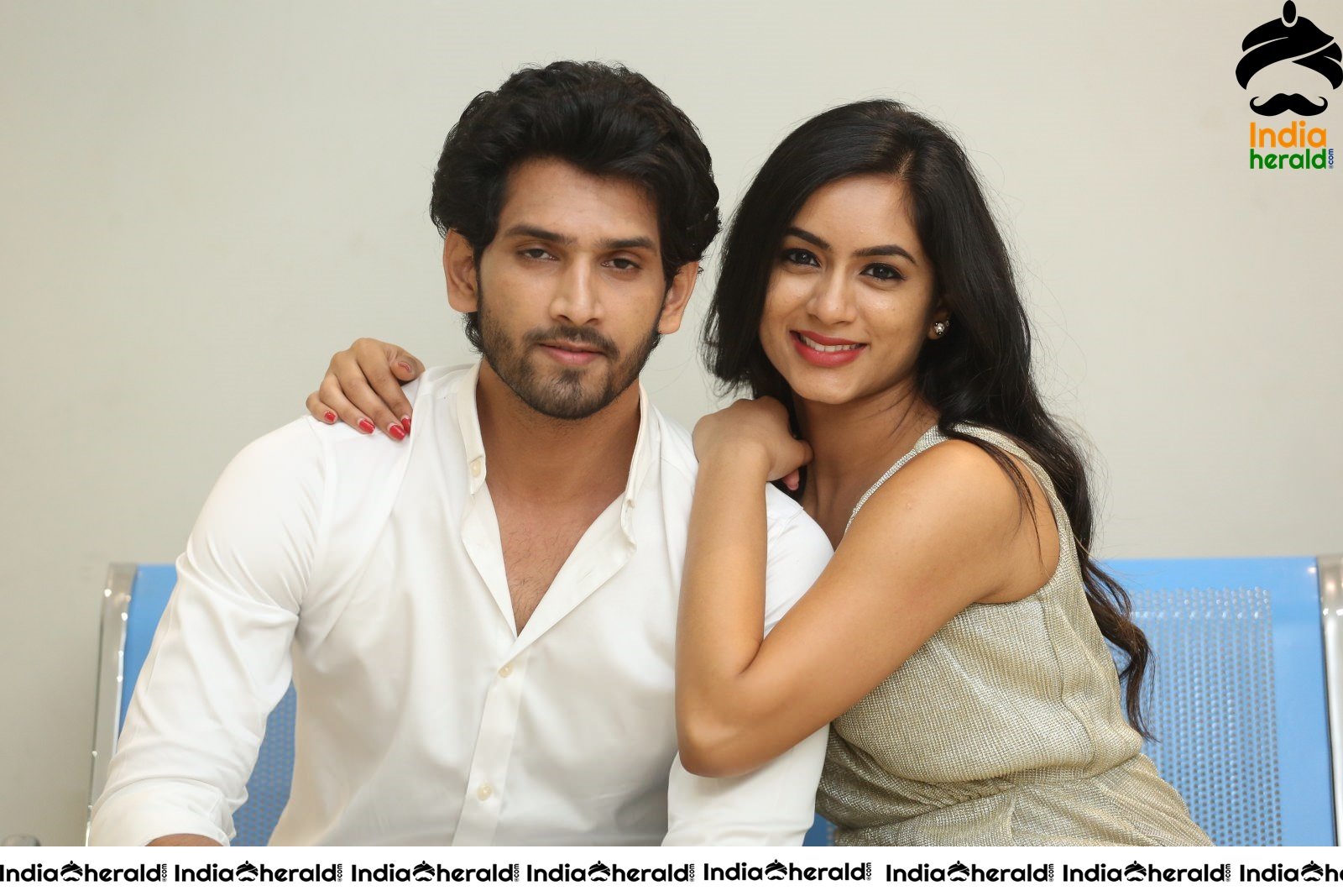 Actor Viraj Ashwin along with Neha Krishna Stills Set 2