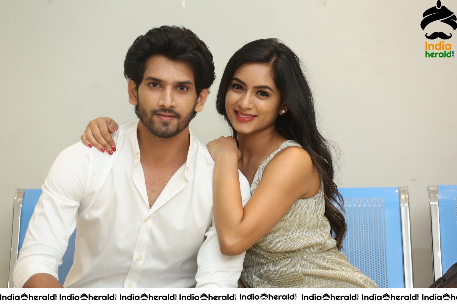 Actor Viraj Ashwin along with Neha Krishna Stills Set 2